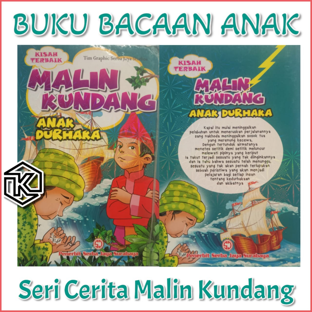 Jual 8 Judul dalam 1 Buku Cerita Anak Malin Kundang Anak Durhaka / Bacaan Kisah Dongeng Fabel ...