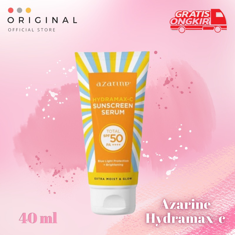 Jual (NEW & ORIGINAL) AZARINE Hydramax-C Sunscreen Serum SPF 50 PA ...