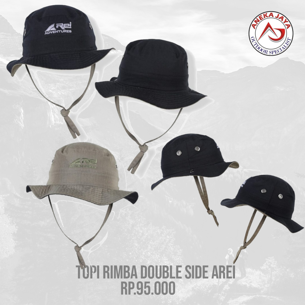 Jual TOPI RIMBA REI JUNGLE HAT BOLAK BALIK DOUBLE SIDE | Shopee Indonesia