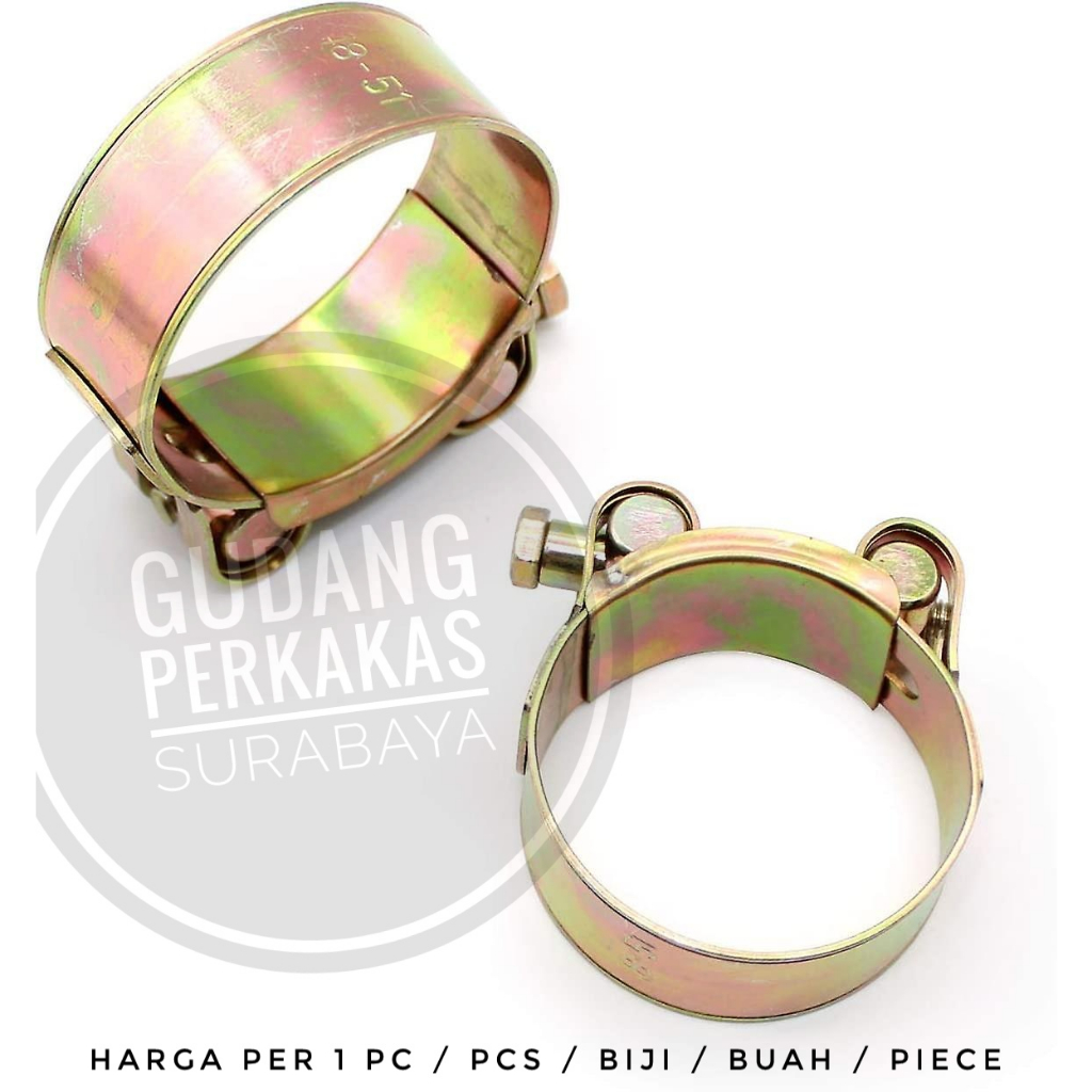Jual HEAVY DUTY CLAMP MIKALOR HOSE CLAMP KLEM SELANG PIPE CLAMP 19 ...