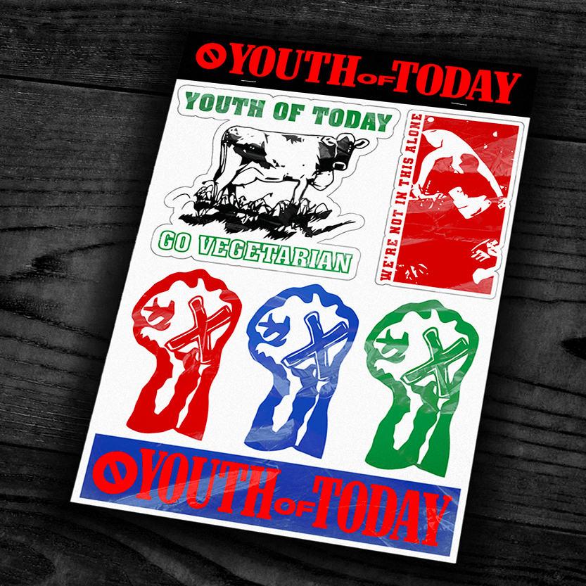 Jual Sticker Pack Band : YOUTH OF TODAY (BOOTLEG) | Shopee Indonesia