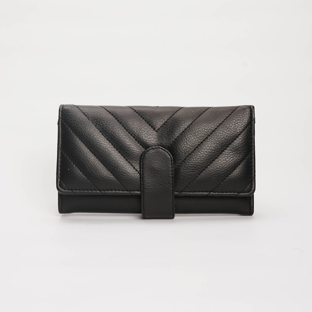 Jual Dompet Wanita Panjang Clover Black Minivy | Shopee Indonesia