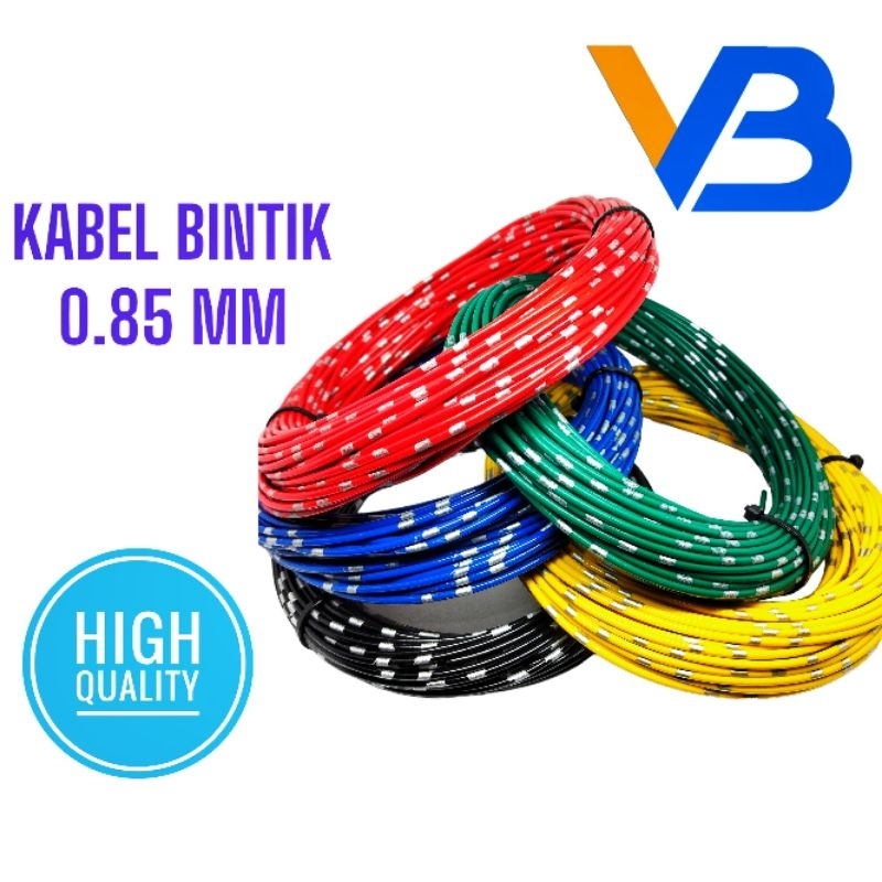 Jual Kabel Bintik Jepang 0.85 MM Kabel Body Motor Mobil | Shopee Indonesia