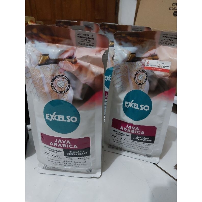 Jual kopi Excelso Java Arabica / biji kopi / coffee beans 200gr ORI ... Jual kopi Excelso Java Arabica / biji kopi / coffee beans 200gr ORI ...