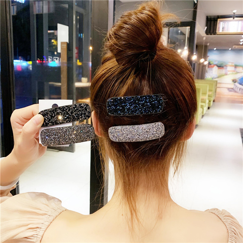 Jual Jepit Rambut Korea Wanita Elegan Clip Kristal Bling Bling High ...