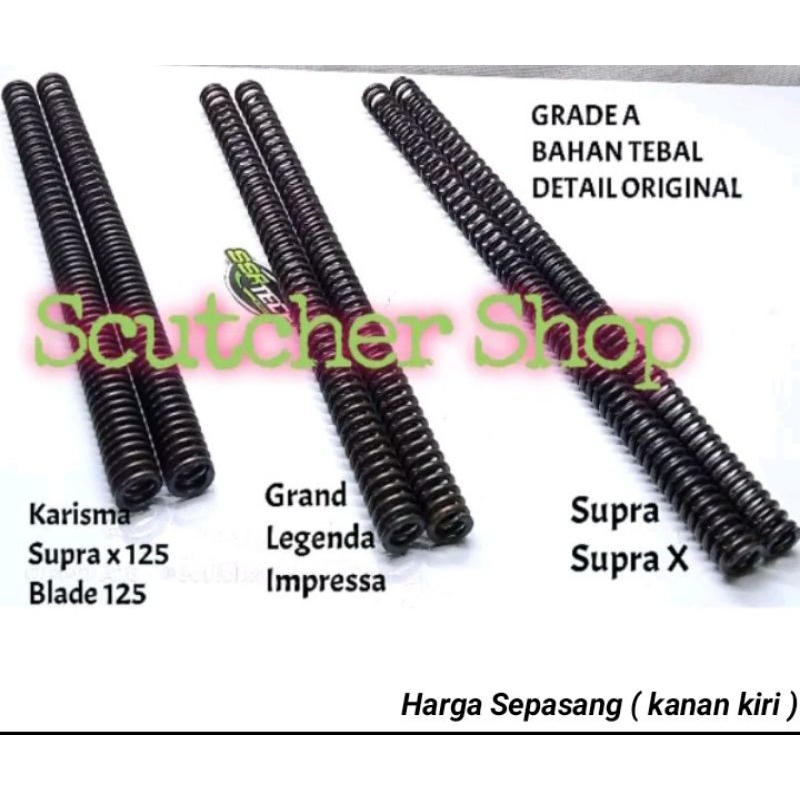 Jual PER SHOCK SHOK SHOCKBREAKER DEPAN HONDA ASTREA GRAND LEGENDA SUPRA ...
