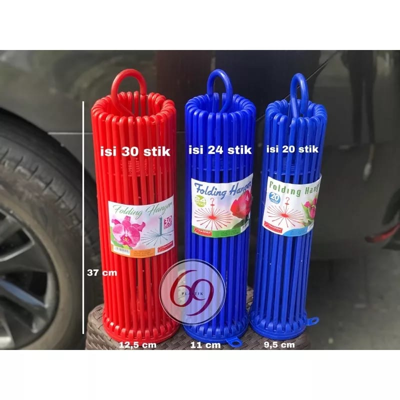 Jual [HZ] - Folding Hanger Kaisha / Jemuran Pakaian Baby Lipat Gantung ...