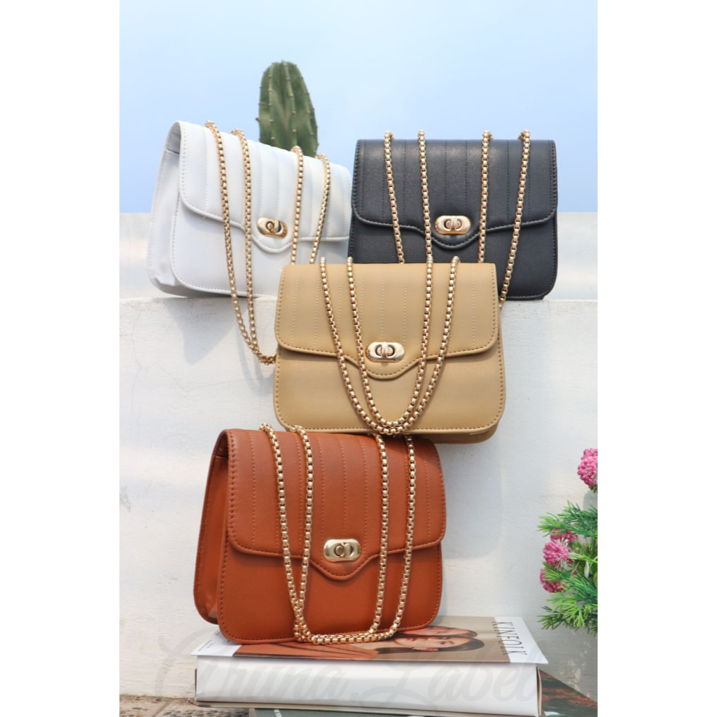 Jual Tas selampang wanita/Tas rantai wanita Candy/Tas bordir rantai ...
