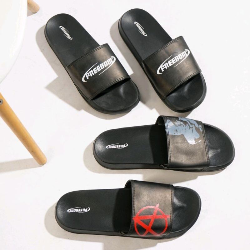 Jual FRDM Streetwear Sendal Slide Hitam | Shopee Indonesia