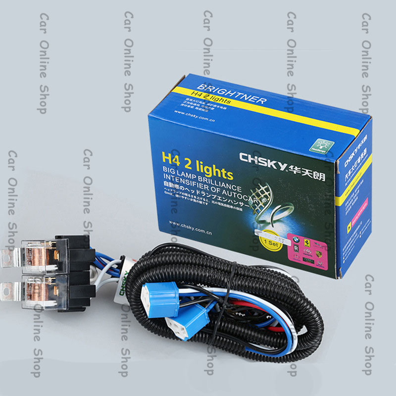 Jual Kabel Relay Set CHSKY Lampu Depan Headlamp H4 Mobil 2 Relay Import ...