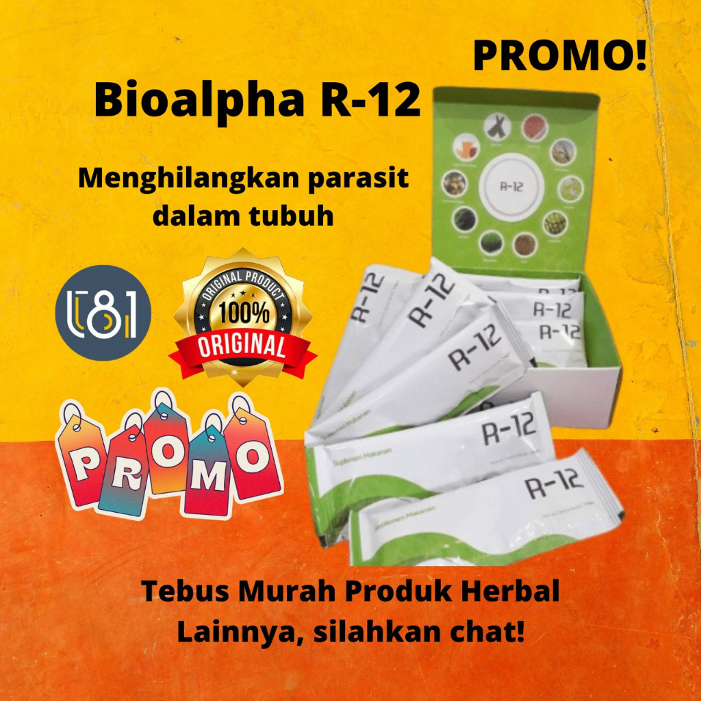 Jual R12 BIO ALPHA 10 Saset | Shopee Indonesia