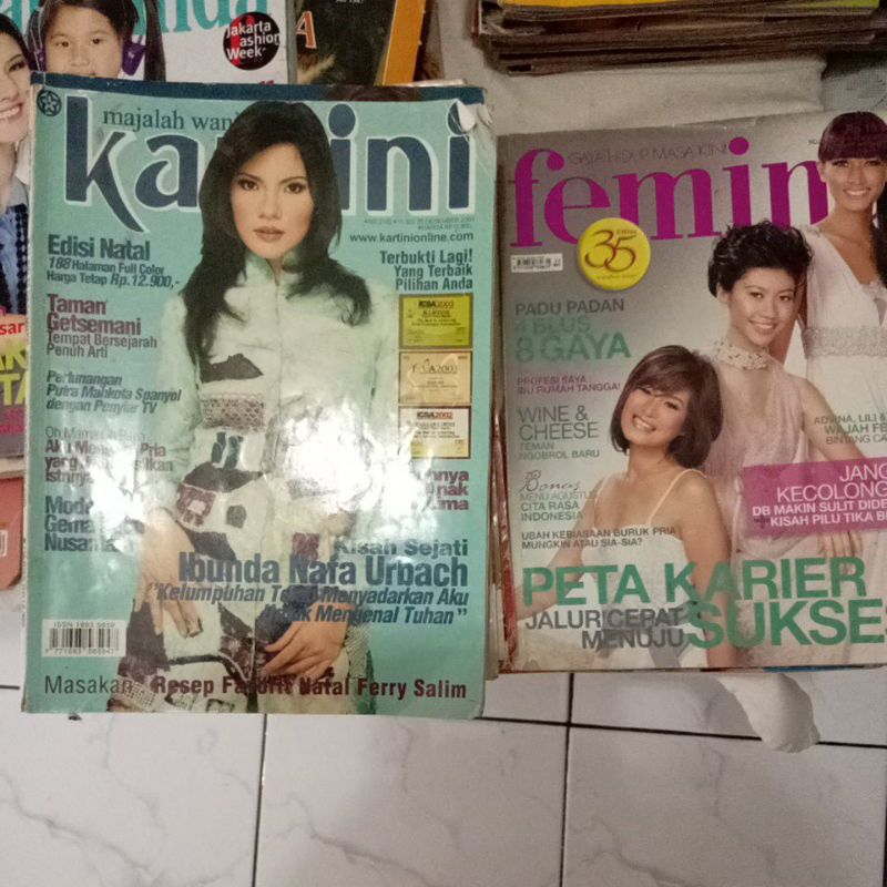 Jual Majalah Bekas - Kartini, Femina | Shopee Indonesia