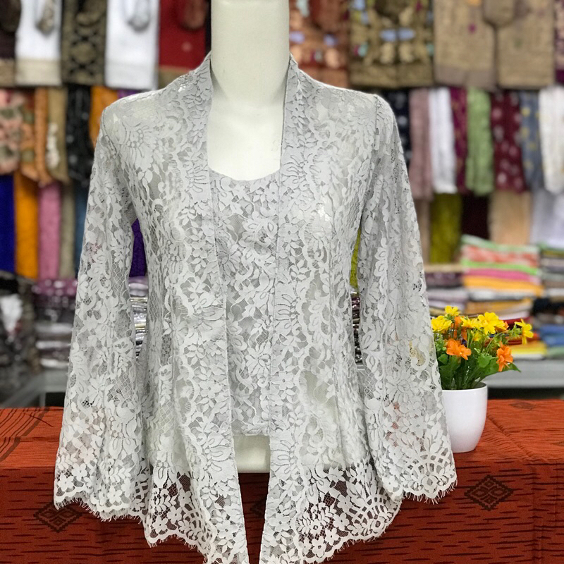 Jual Kebaya Jadi Semi Prancis Model Bet Tangan Panjang | Shopee Indonesia
