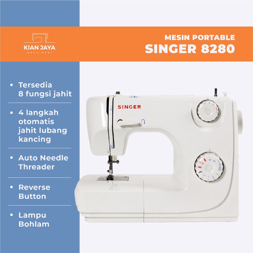 Jual Mesin Singer Portable 8280 Multifungsi | Shopee Indonesia