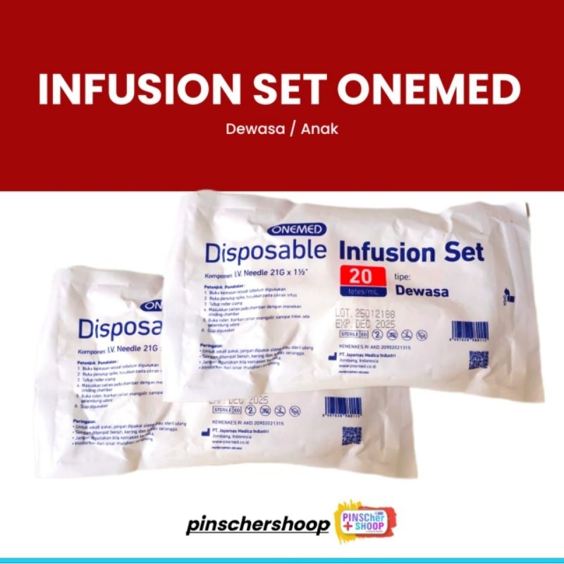 Jual Infuset Dewasa Onemed Selang Infus Medis Alat Infus Klinik ...