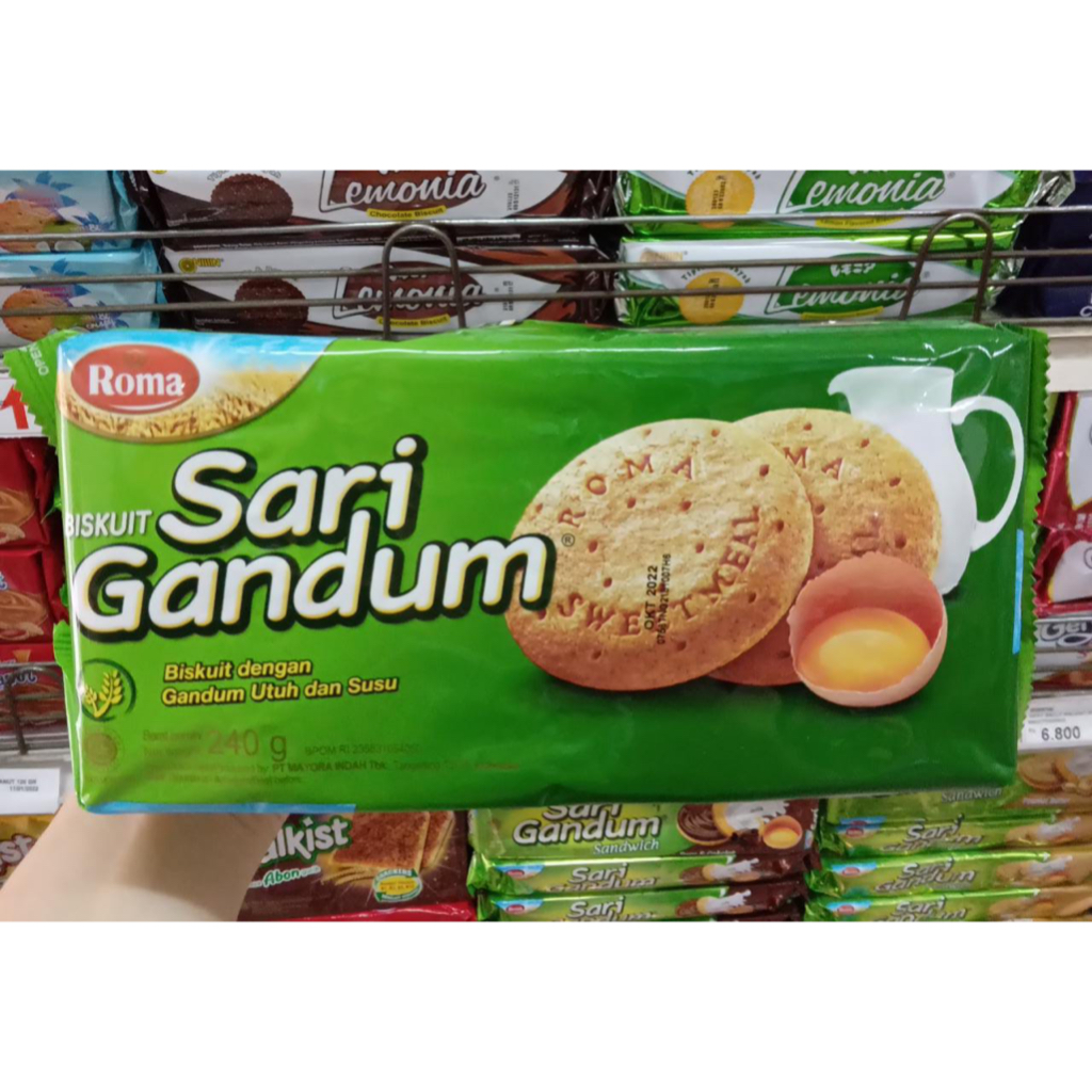 Jual ROMA BISKUIT SARI GANDUM BISKUIT 240g | Shopee Indonesia