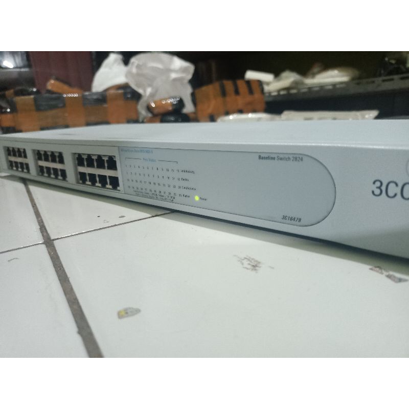 Jual Switch Hub 3Com 2824 Unmanage Gigabit | Shopee Indonesia