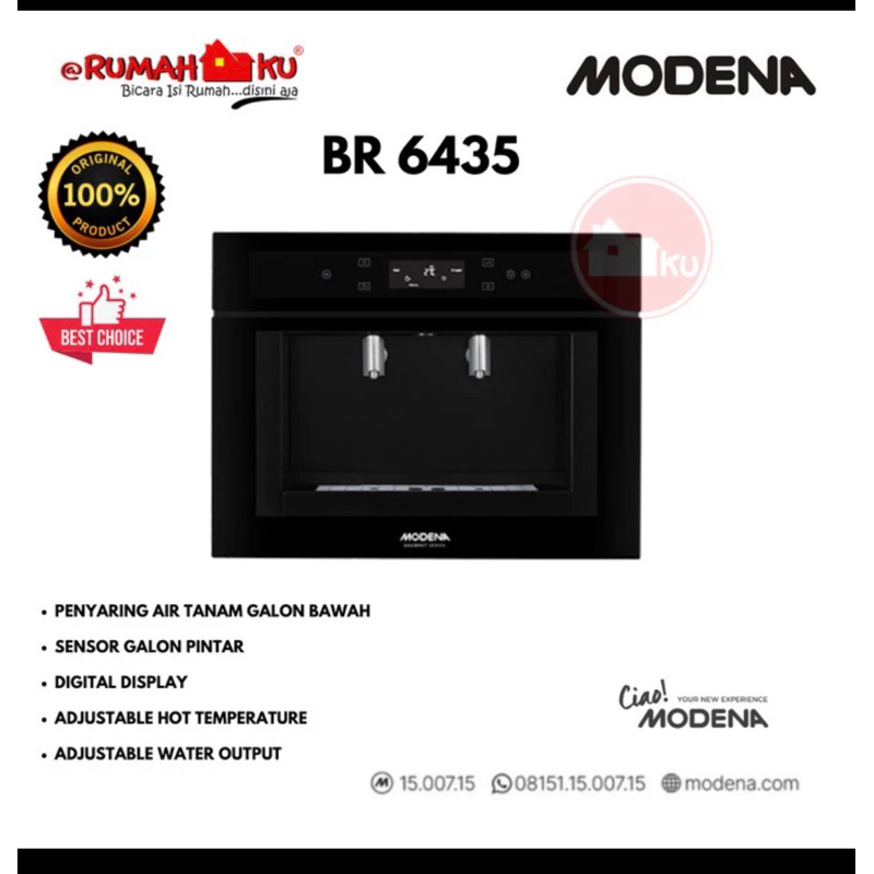Jual MODENA DISPENSER BUILT-IN WATER FILTRATION BR 6435 | Shopee Indonesia