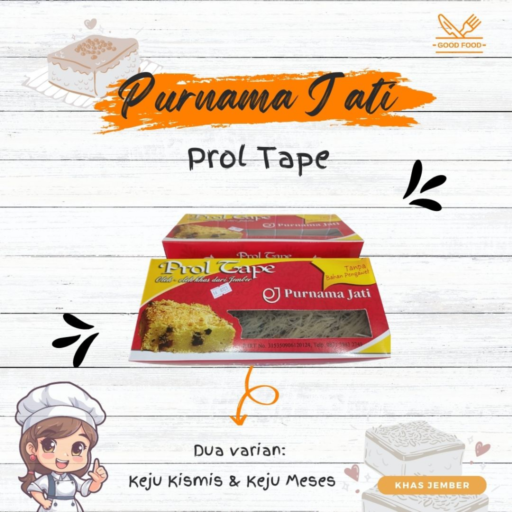 Jual Prol Tape Purnama Jati Ukuran Besar (750 gram)_Oleh oleh khas ...