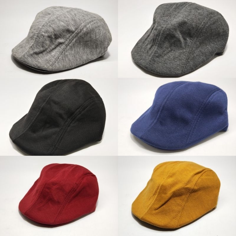 Jual Topi Patino Pelukis/ Flat Cap Hat/ Topi Kodok/ Topi Sutradara ...
