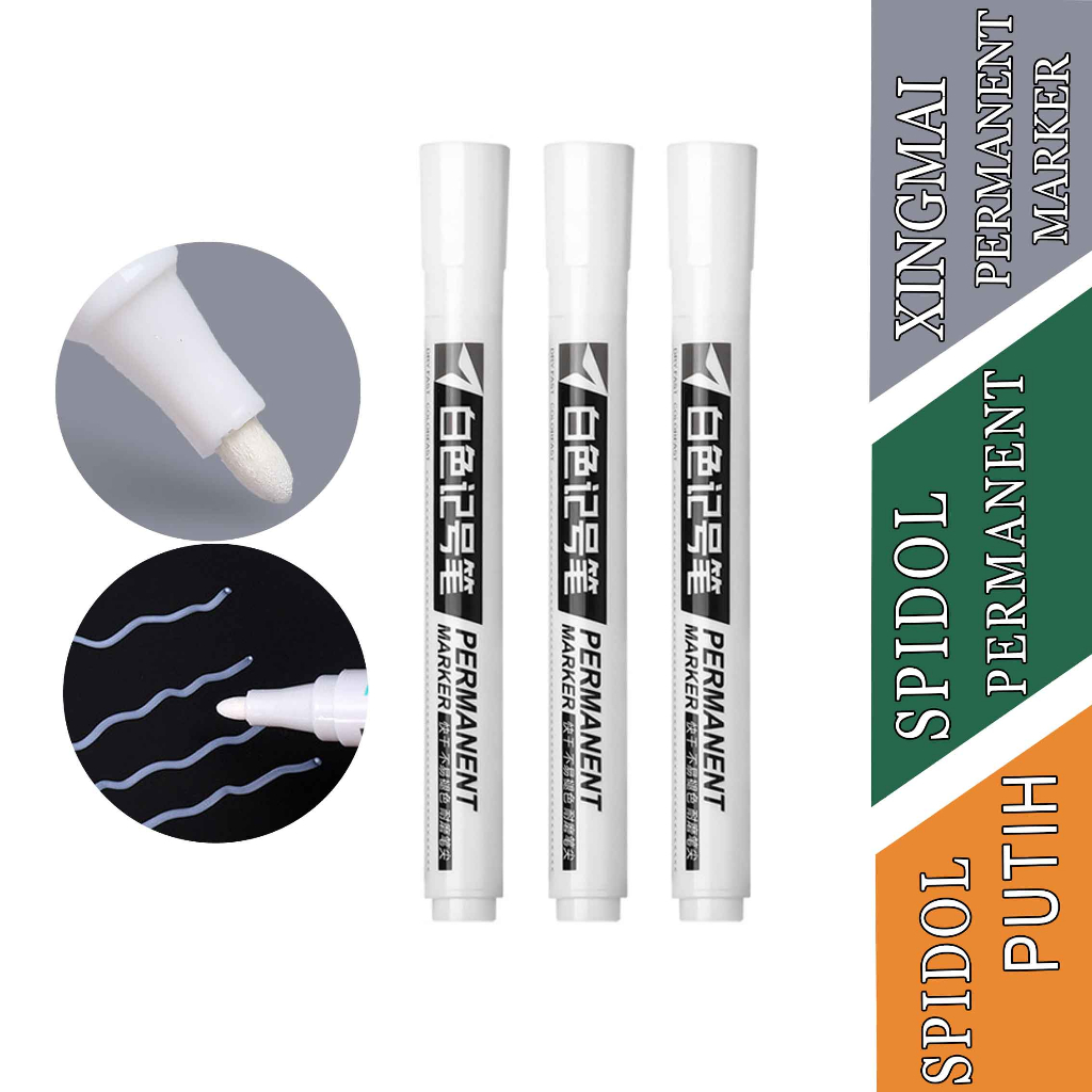 Jual Spidol Putih - Xingmai Spidol - Spidol White Boar - Permanent ...