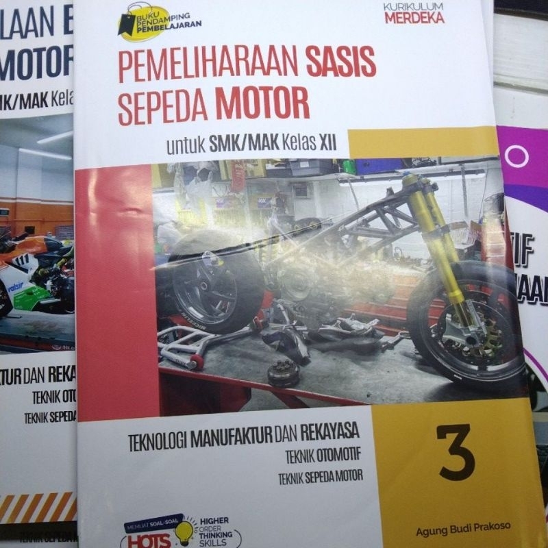 Jual LKS SMK PRODUKTIF KELAS 12 PEMELIHARAAN SASIS SEPEDA MOTOR SEMESTER 1&2 Jurusan TEKNIK ...