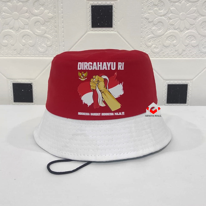 Jual Topi Bucket Anak Kemerdekaan RI Topi Bucket Anak Dirgahayu ...