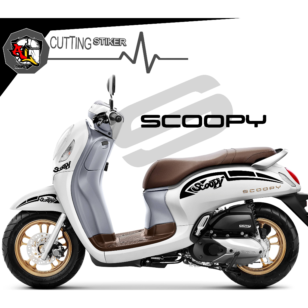 Jual STICKER CUTTING/SCO.279/STRIPING NEW SCOOPY/STRIPING SCOOPY SIMPEL ...