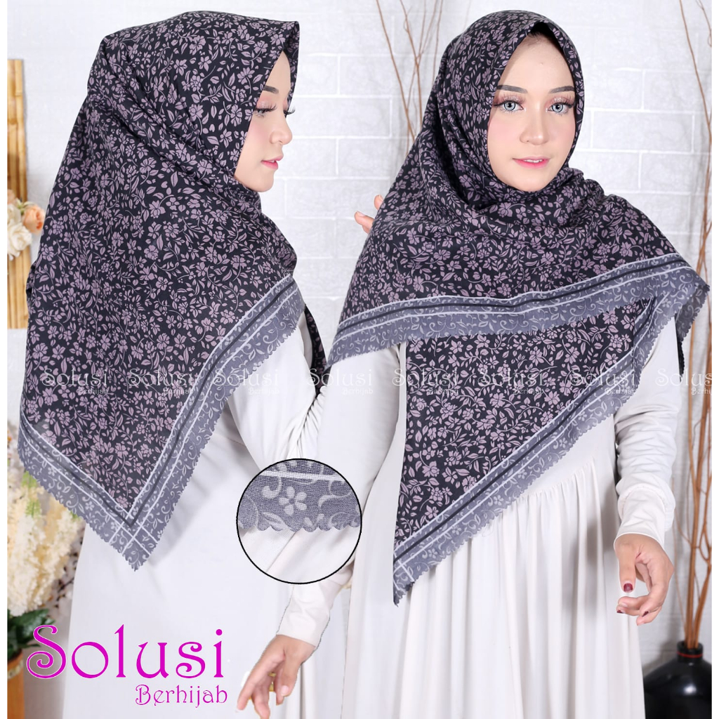Jual DEENAY SYAR'I VOAL MOTIF PREMIUM JUMBO SCARF Jilbab Hijab Segi ...