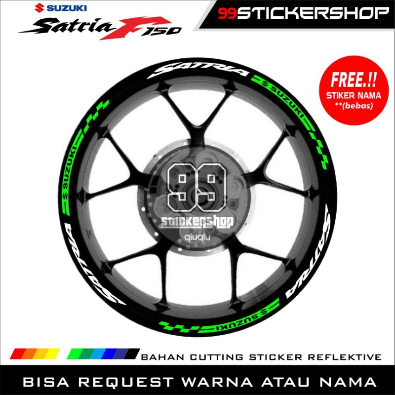 Jual Stiker velg motor Satria FU 150 | Shopee Indonesia
