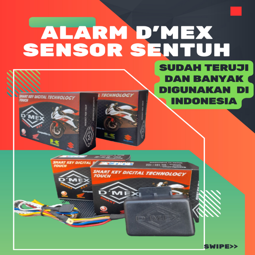 Jual Alarm motor sensor sentuh immobilizer (YAMAHA) | Shopee Indonesia