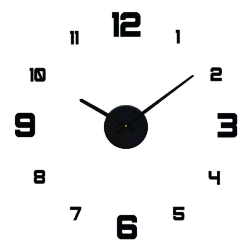 Jual Jam dinding tempel DIY ukuran 60-100 cm | Shopee Indonesia