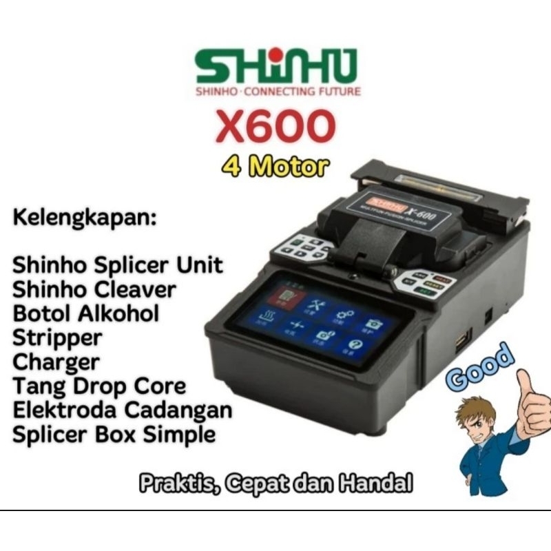 Jual Splicer SHINHO X600 Splicing Alat Sambung Kabel Fiber Optic | Shopee Indonesia
