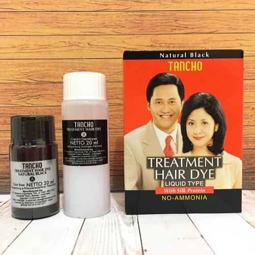 Jual Tancho Treatment Hair Dye Liquid Type 40ml /80ml - Semir Rambut ...