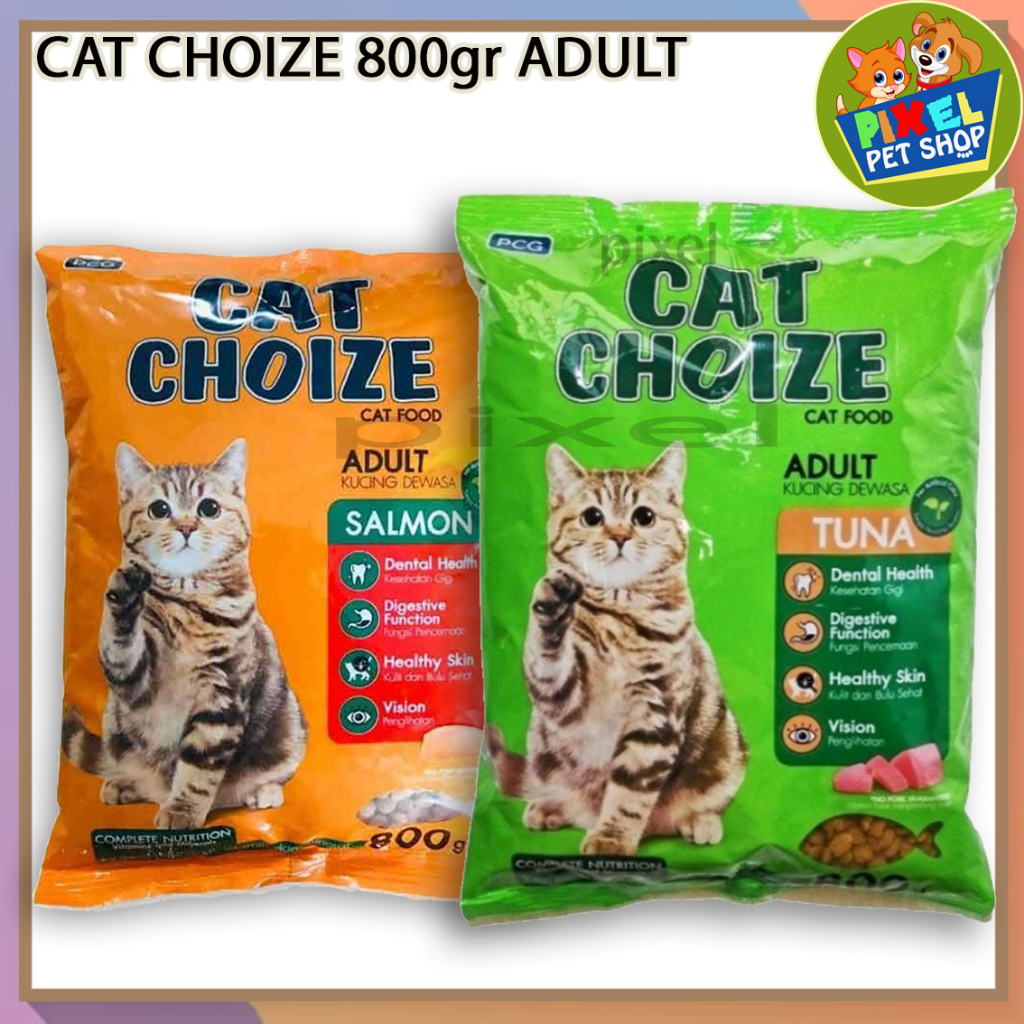 Jual CAT CHOIZE 800 gr Adult, MAKANAN KUCING KERING DEWASA di PIXEL PET ...