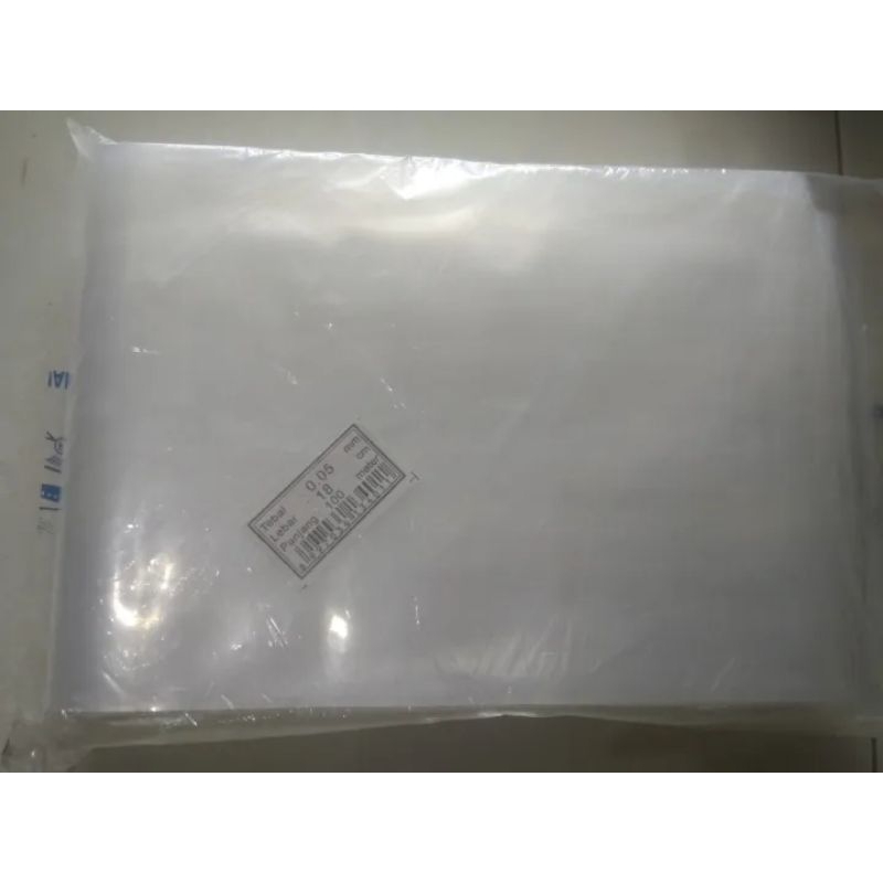 Jual plastik rol jet tebal 0, 05 mm lebar 18 cm berkualitas | Shopee ...
