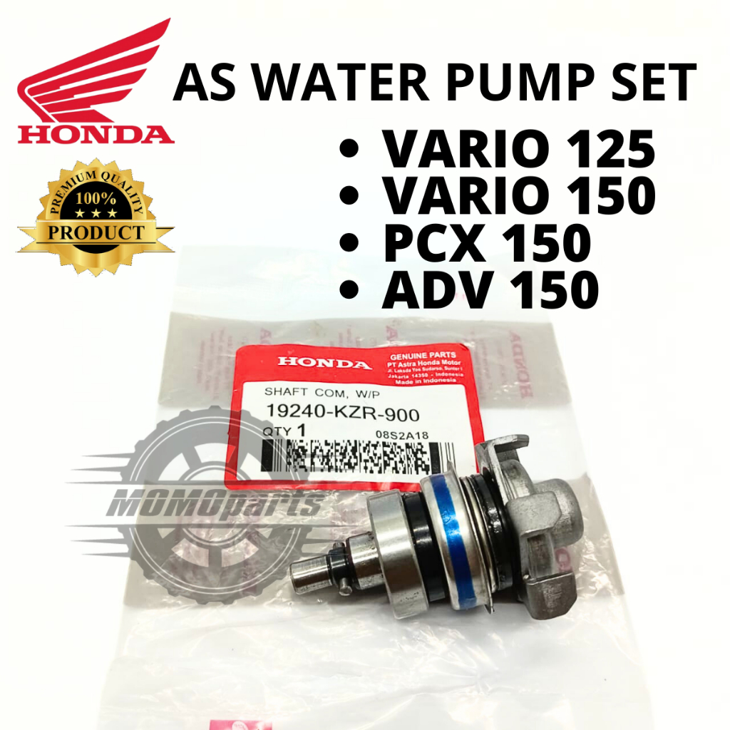 Jual ORIGINAL AS WATER PUMP ASSY SET KIPAS GEAR SEAL HONDA KZR VARIO 125 150 OLD LAMA TECHNO LED ...