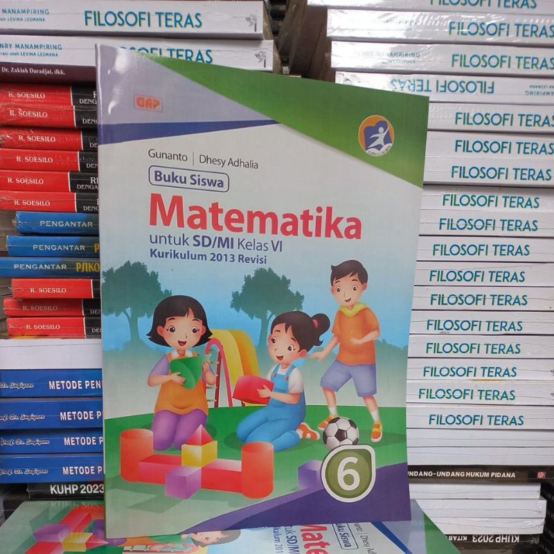 Jual MATEMATIKA untuk SD/MI Kelas VI Kurikulum 2013 Revisi penulis ...