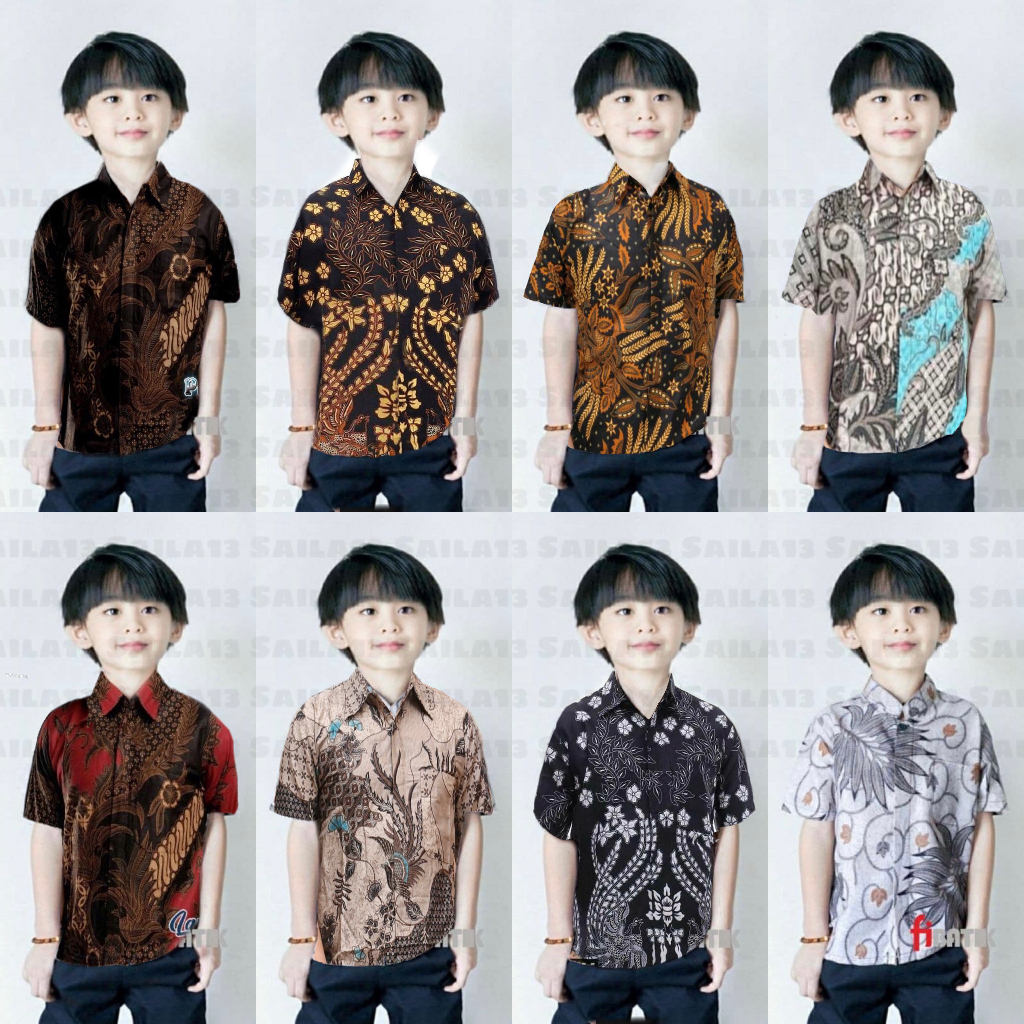 Jual Kemeja Batik Anak - batik anak - baju batik anak laki laki umur 2 ...