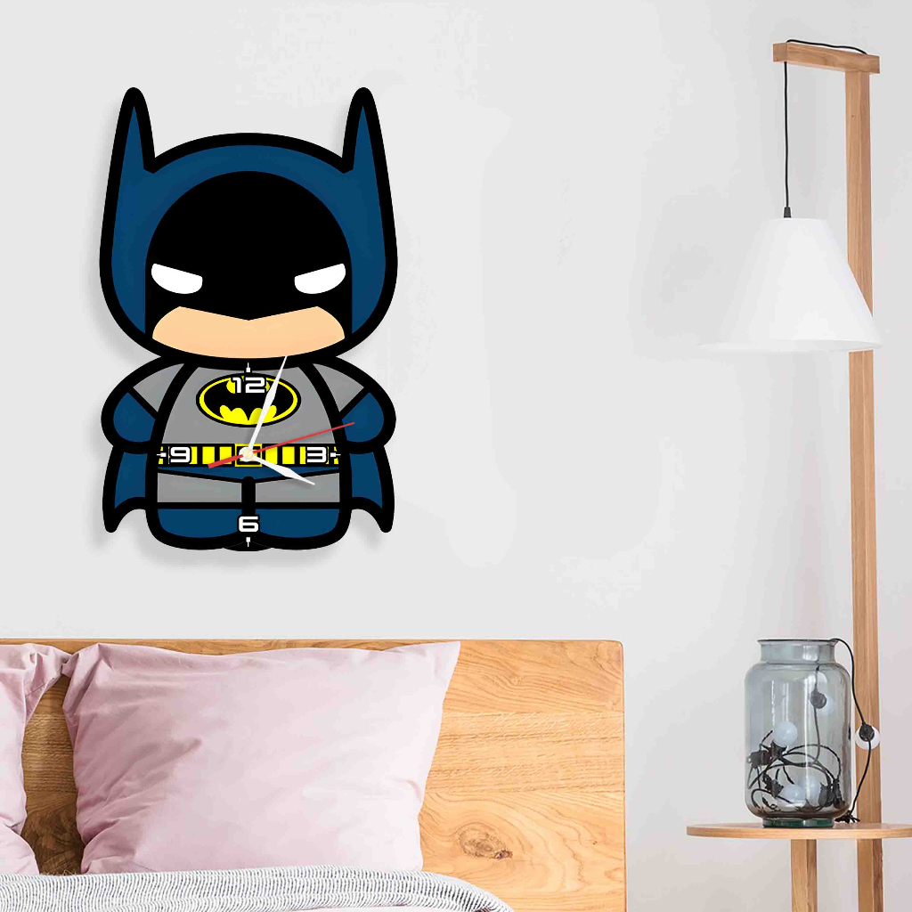 Jual Jam Dinding karakter Batman Dekorasi Hiasan Dinding Kamar Anak ...