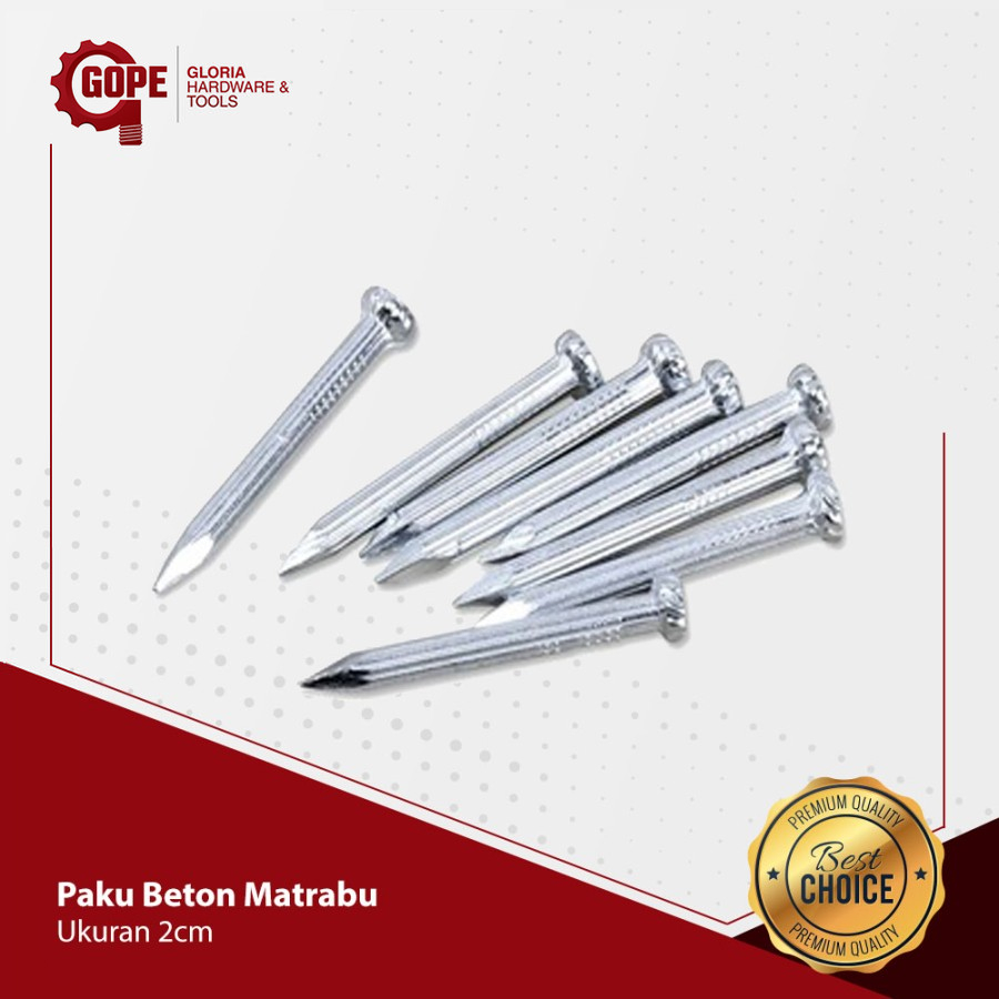 Jual Paku Beton Marabu Panjang 2,3,4,5,7,10, 12 Cm (Per 10 Pcs) | Shopee Indonesia