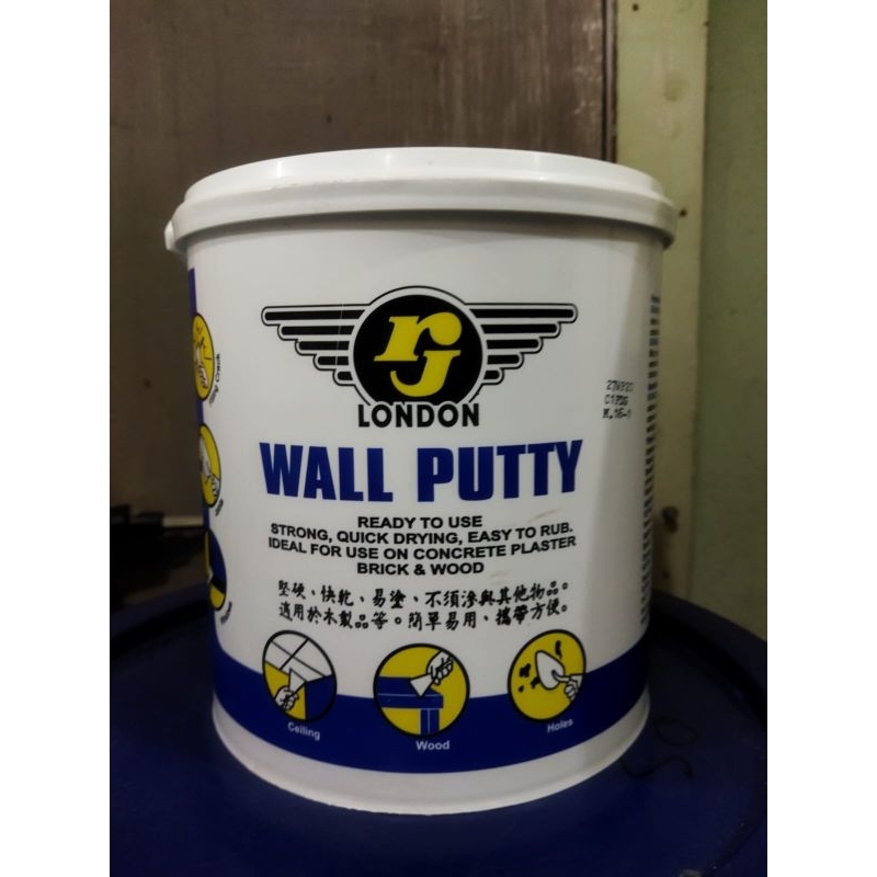 Jual Dempul RJ London Wall Putty tembok / kayu 5kg | Shopee Indonesia