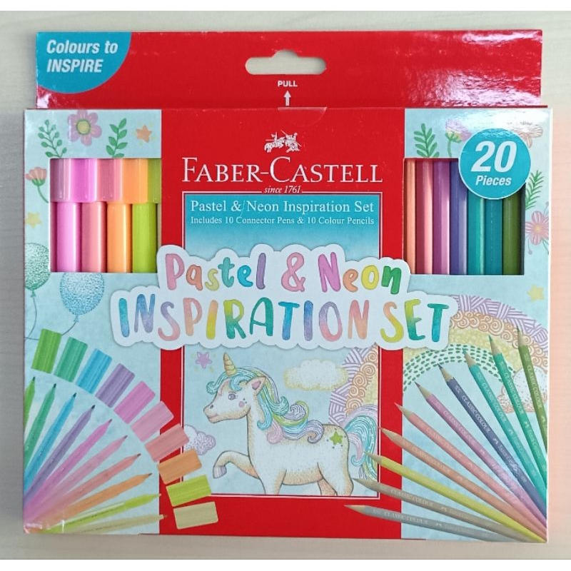 Jual Faber Castell Pensil Spidol Pastel Neon Inspiration | Shopee Indonesia