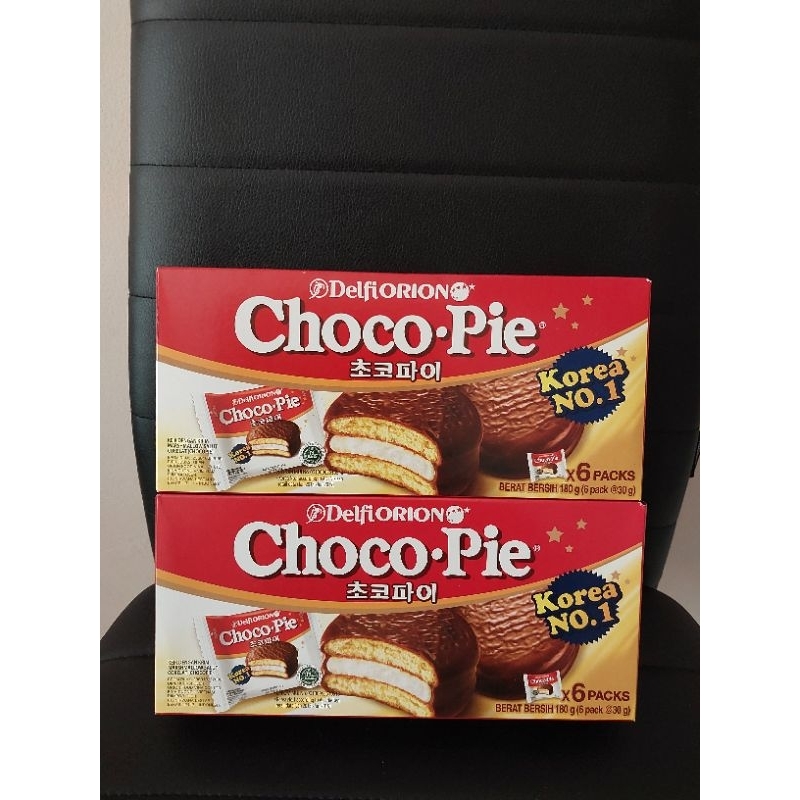 Jual Choco Pie Korea No.1 isi 6 Pcs | Shopee Indonesia