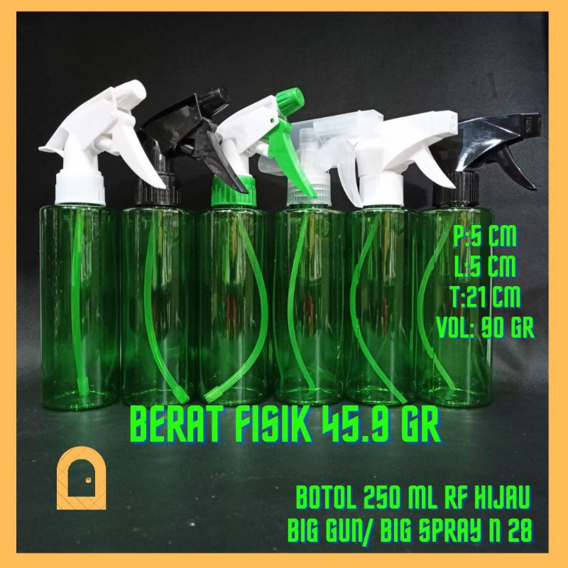 Jual BOTOL 250 ML RF HIJAU BIG GUN/ BIG SPRAY N 28 | Shopee Indonesia