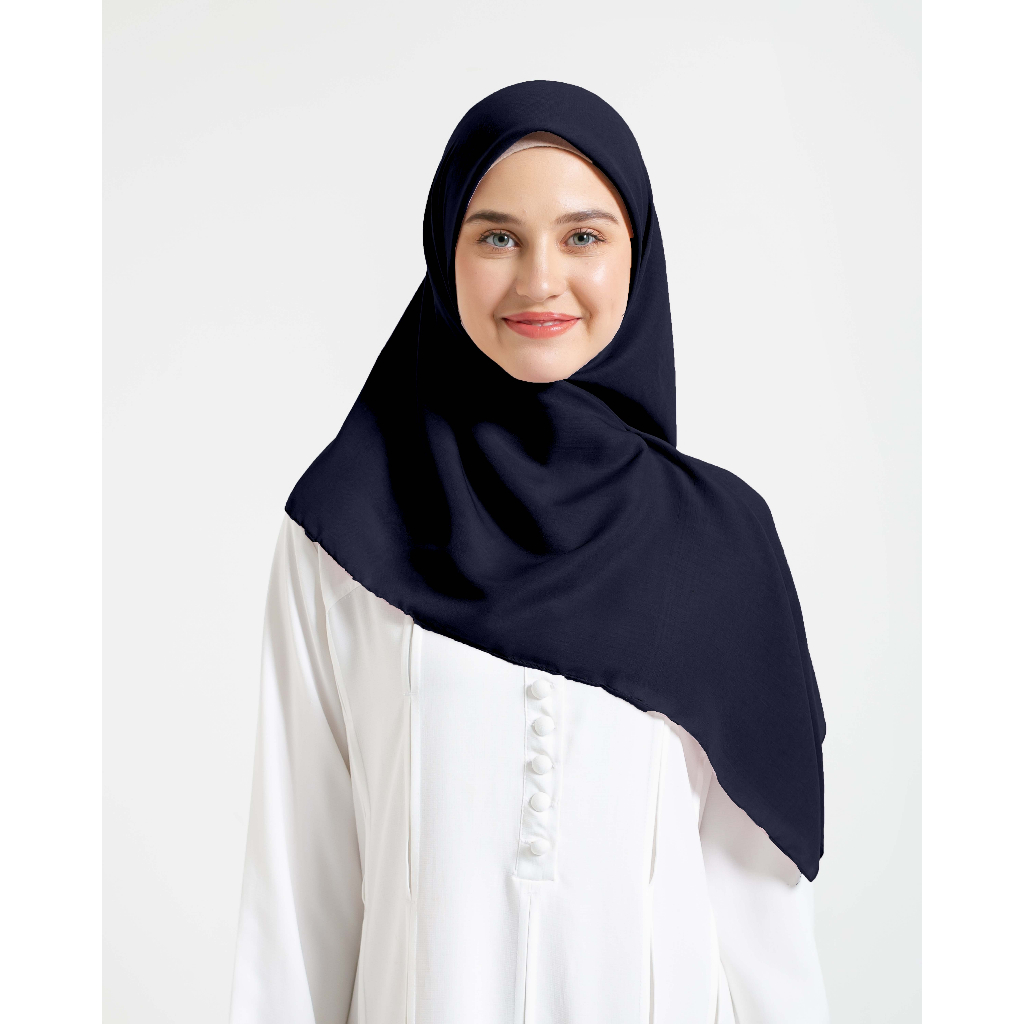 Jual Hijab Segi Empat Polos - Jilbab Segiempat Ukuran 115 x 115 ...
