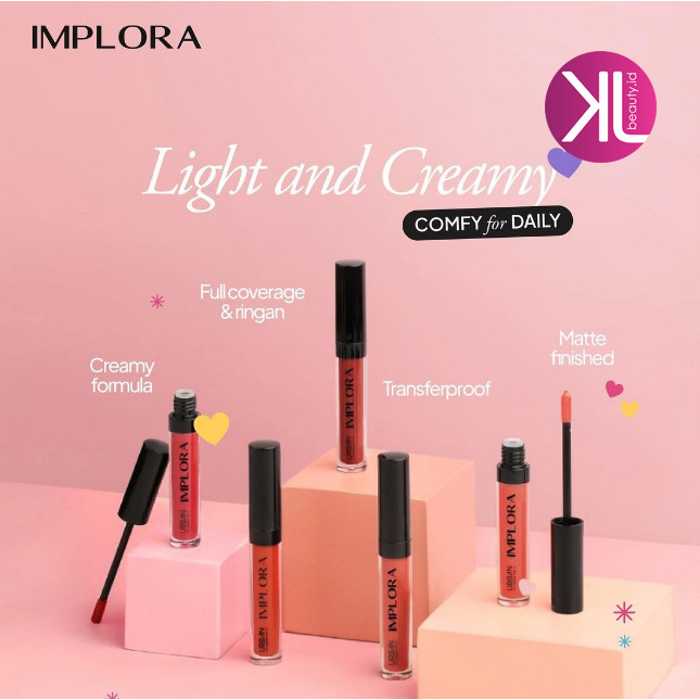 Jual Implora Warna Lengkap Urban Lip Cream ( 01-20) | Shopee Indonesia