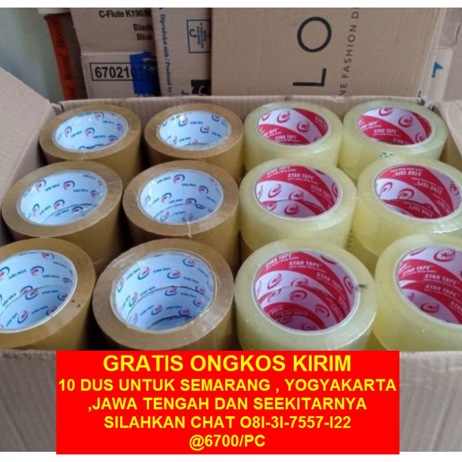 Jual Lakban Bening 100 Yard Surabaya Cirebon Yogyakarta Surabaya Malang ...