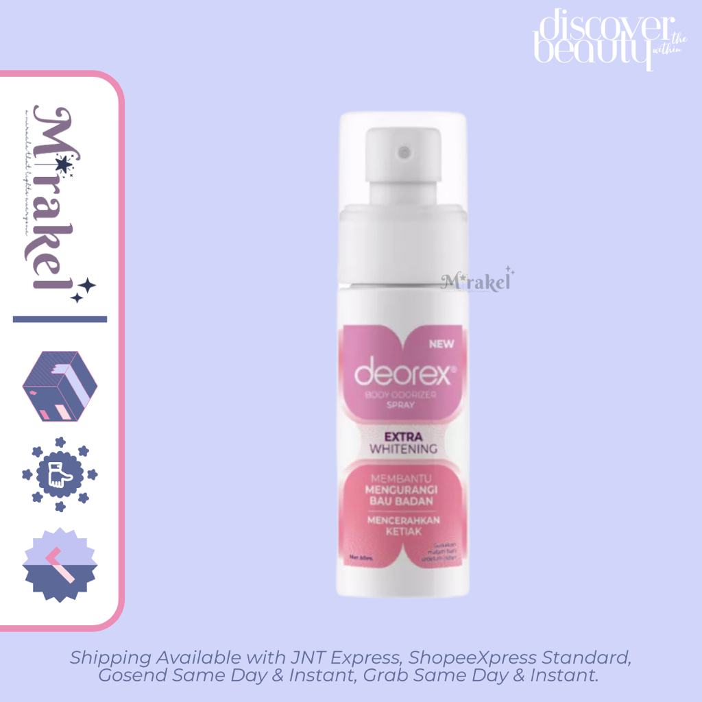 Jual Deorex Body Odorizer Spray Non Fragrance | Musk | For Men 60ml ...