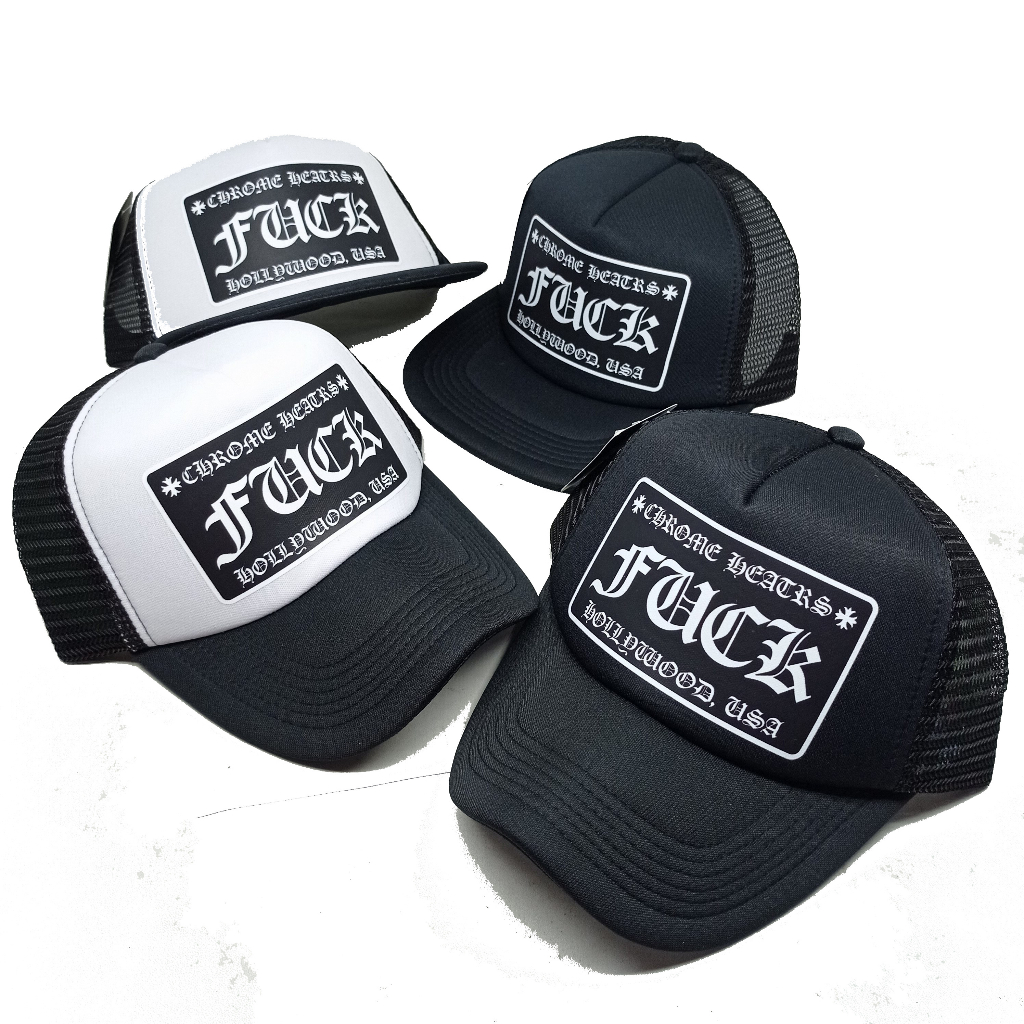 Jual Topi Trucker Chrome Hearts F*CK | Shopee Indonesia